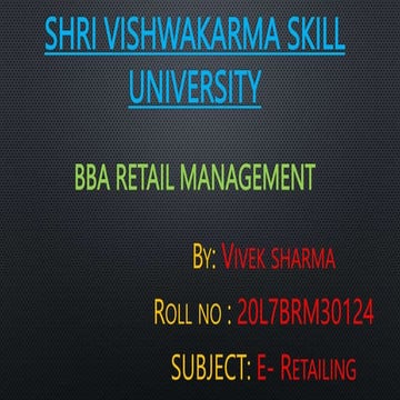 Vivek sharma ppt.pptx | Logistics | Business