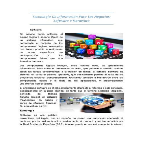 Software y hardware | PPTX