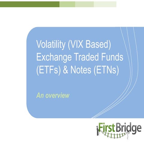 Volatility (VIX Based) ETFs & ETNs | PPTX