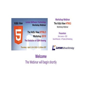 2019 VizEx View HTML5 Workshop | PPTX