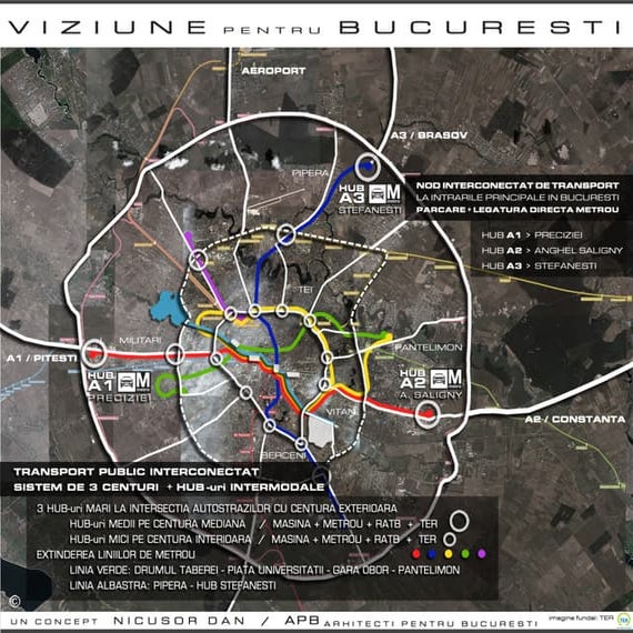 Viziune pentru rezolvarea problemelor de trafic in Bucuresti | PDF