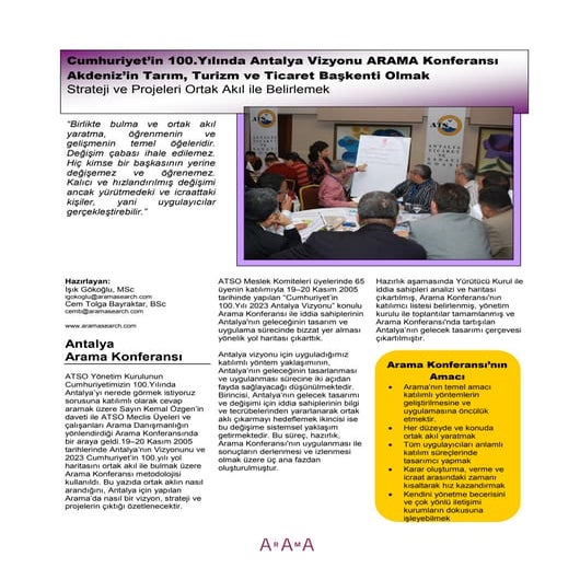 Vizyon Dergisi | PDF