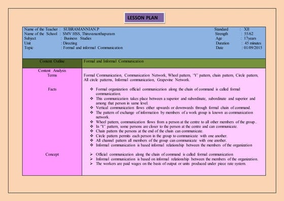 ICT lesson plan | PPT