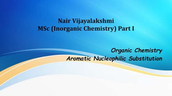 Arenium Ion Mechanism in Aromatic Electrophilic Substitution | PPT
