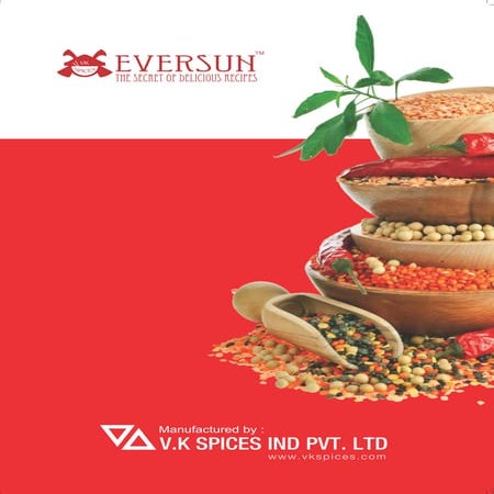 Blend Spices By V. K. Spices IND Private Limited | PDF