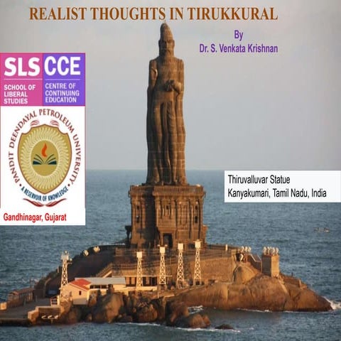 VK Tirukkural-Realism | PPT