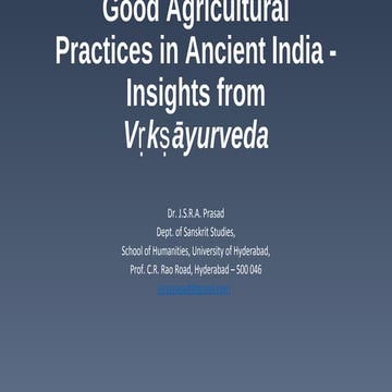 Vrikshayurveda | PPT