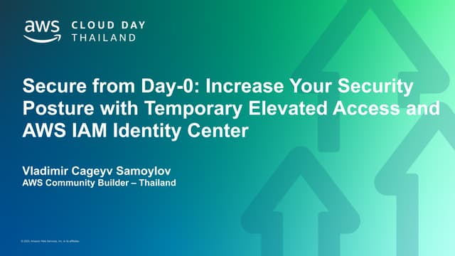 Increase Your Security Posture With Temporary Elevated Access And Aws