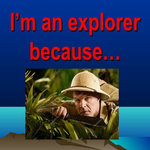 Vlad golban ppt i am an explorer | PPT