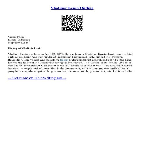 Presentation on Leninism | PPTX