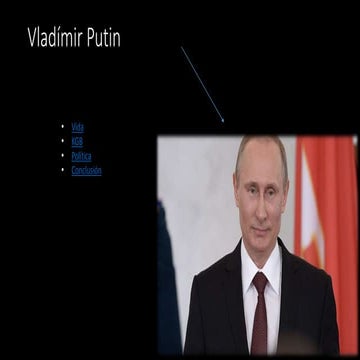 Vladímir putin Biografia | PPTX