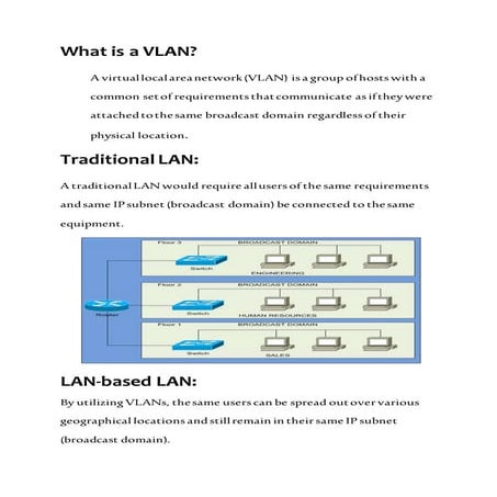 Vlan | DOCX | Computer Networking | Computing