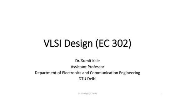 All About VLSI In PPT | PPT