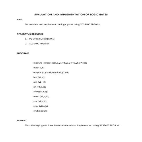 VLSI experiments II | DOC | Operating Systems | Computer Software and Applications