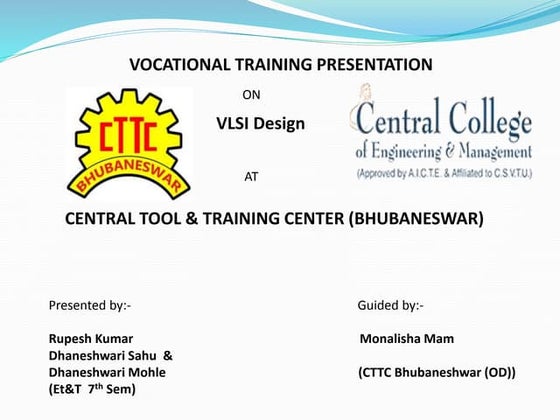 Introduction To Vlsi Design Ppt 9536