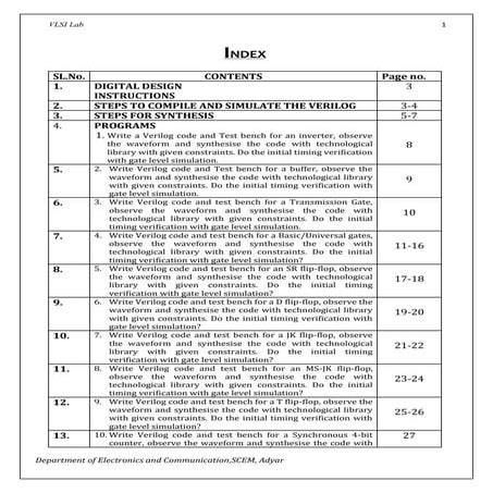 Vlsi Lab Manualnew Pdf 