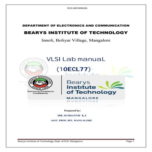 Vlsi Lab Report Using Cadence Tool Pdf Computing Technology And Computing