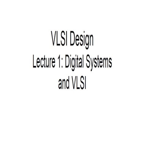Basic synthesis flow and commands in digital VLSI | PDF