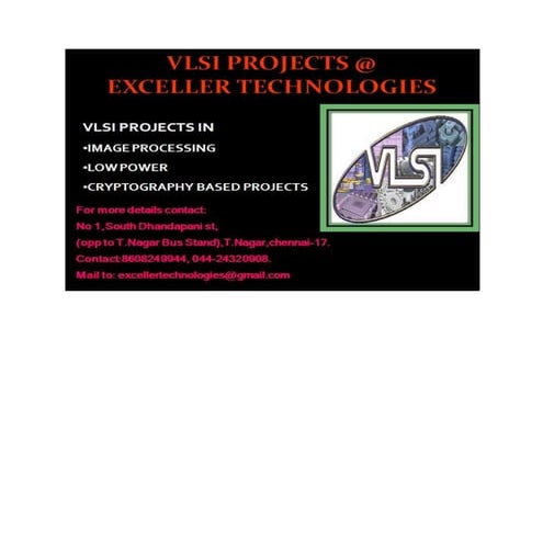 Ieee 2014 Vlsi Projects With Simulation Docx Computer Software And Applications Computing