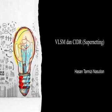 Vlsm Dan Cidr Subnetting Dan Supernetting Ppt
