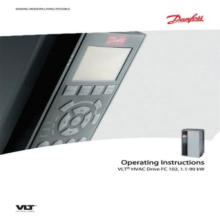 Hướng dẫn vận hành Vlt hvac drive fc 102 | PDF