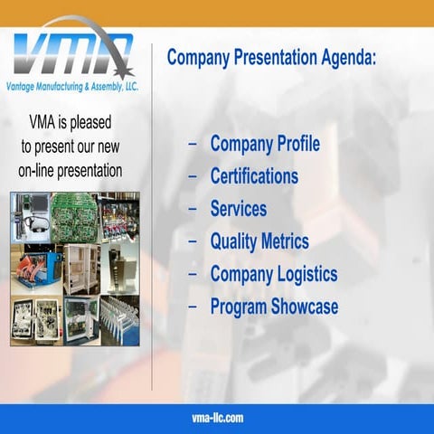 VMA Company PowerPoint Presentation | PPT