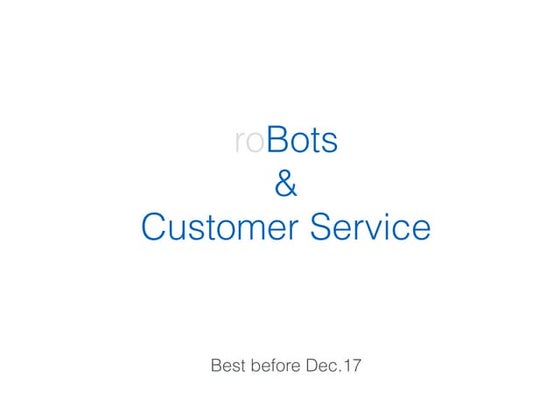 Bots & Messaging application APIs | PDF