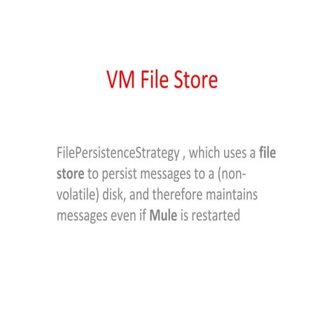 Vm file store | PPT | Data Storage and Warehousing | Computing