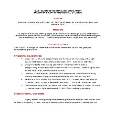 VMGO-Fil-and-Soc-Stud.docx IN EDUCATIONS | PDF