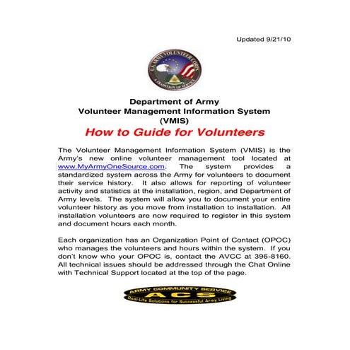 VMIS "How to..." | PDF