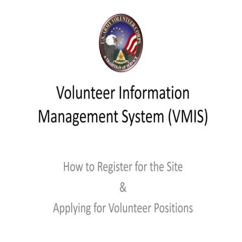 VMIS Registration | PDF