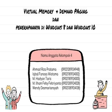 Virtual Memory Kelompok 4 | PPTX