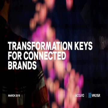 Transformation Keys for Connected Brands | PDF