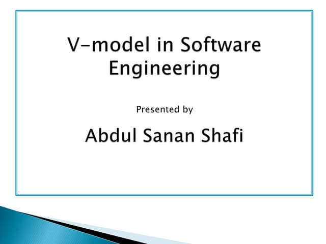 V model (software engineering) | PDF