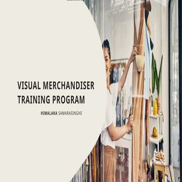Visual Merchandising Training for Retail Clothing Staff | PPTX