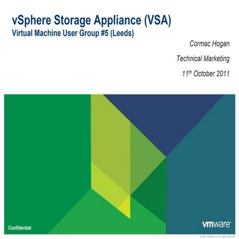 VMware vSphere Storage Appliance (VSA) - Technical Presentation ...