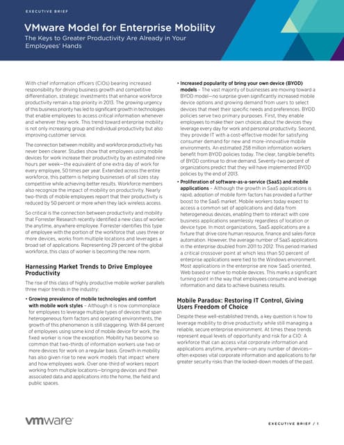 Enterprise Mobility Management (EMM) | PDF