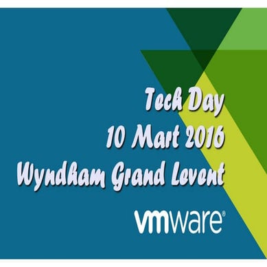 VMware Tech-Day (2016) | PDF
