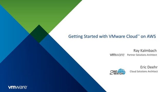 Enabling Cloud Marketplace Services with VMware | PPT