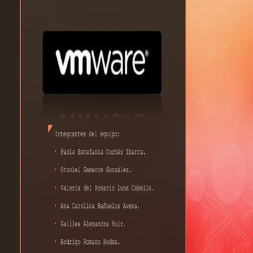 Presentación VMWare | PPTX | PC Games | Video Gaming