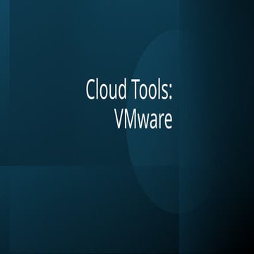 Virtualization and Cloud Computing in VMWare | PPT