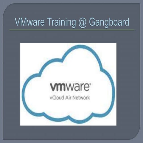 VMware training | PPTX