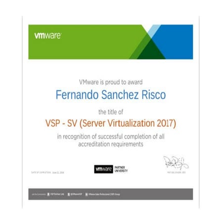 VMWare VSP VMWare VSP | PDF