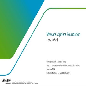 VMware vSphere Foundation How to Sell Presentation-Ver1.4-2-14-2024.pptx