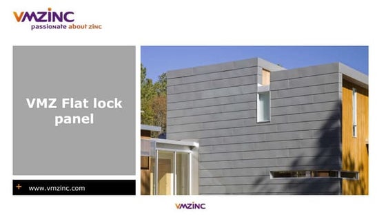 VMZINC Standing seam facade | PPT