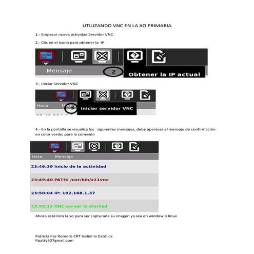 Vnc en la xo primaria | PDF