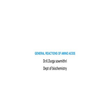 DEAMINATION AND DECARBOXYLATION | PPTX
