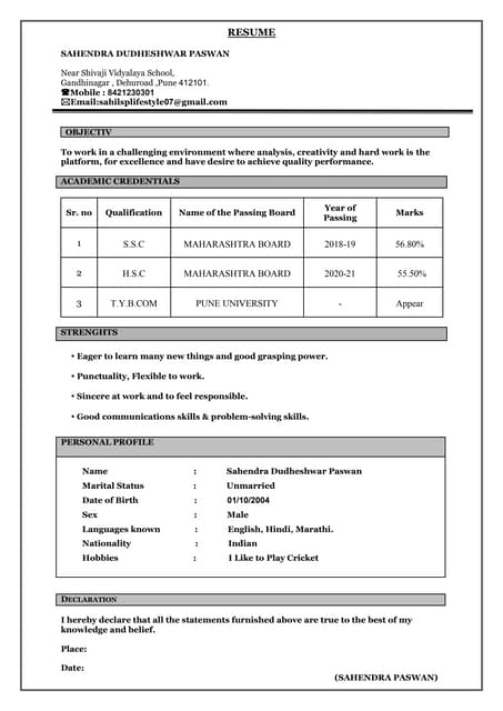 curriculum vieta | PDF