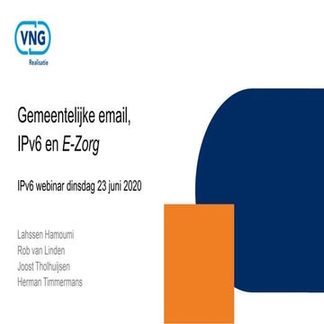 Vng realisatie i pv6 webinar 23 juni 2020 | PDF