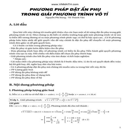 Kỹ thuật nhân liên hợp | PDF